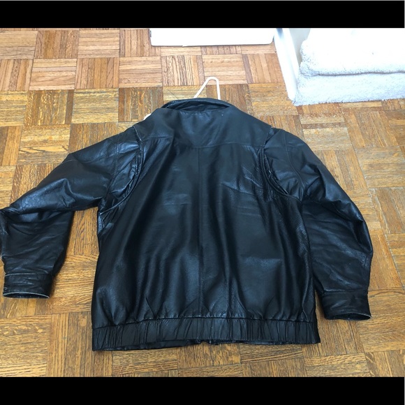 knightride | Jackets & Coats | Knightsride Black Leather Jacket Large ...